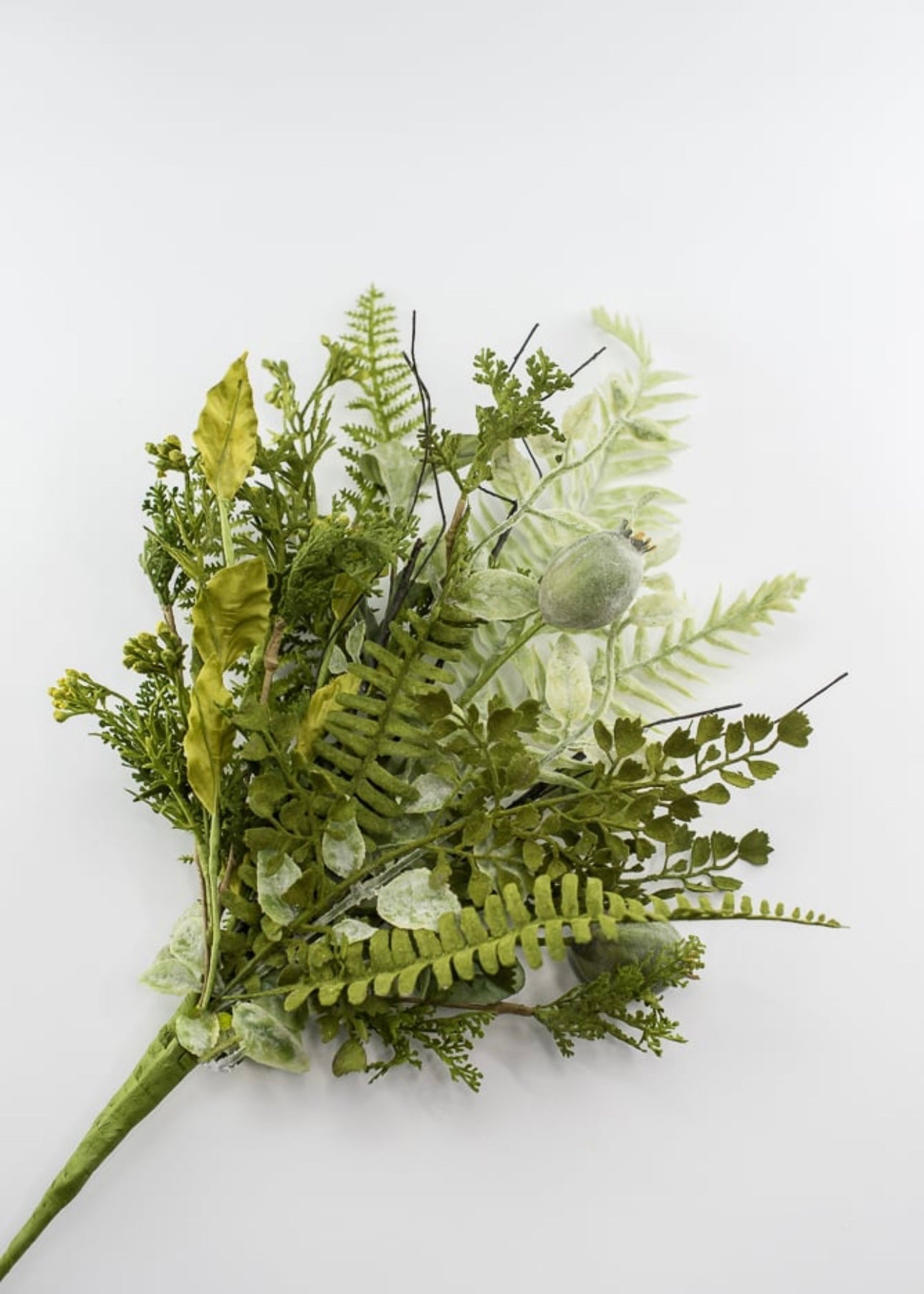 Artificial mixed greenery with pods bush - Greenery Market