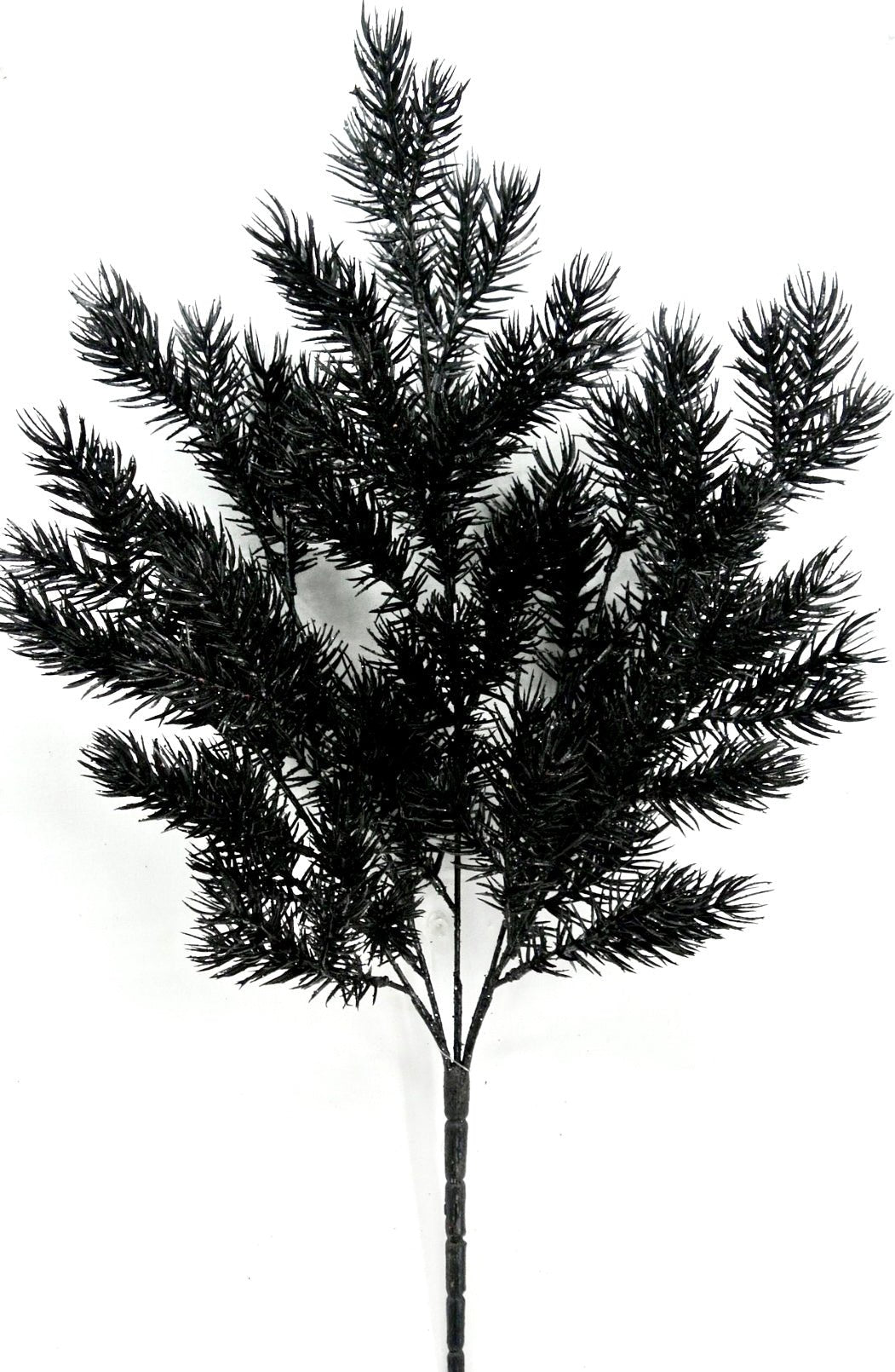 Black pine bush with glitter - Greenery Market