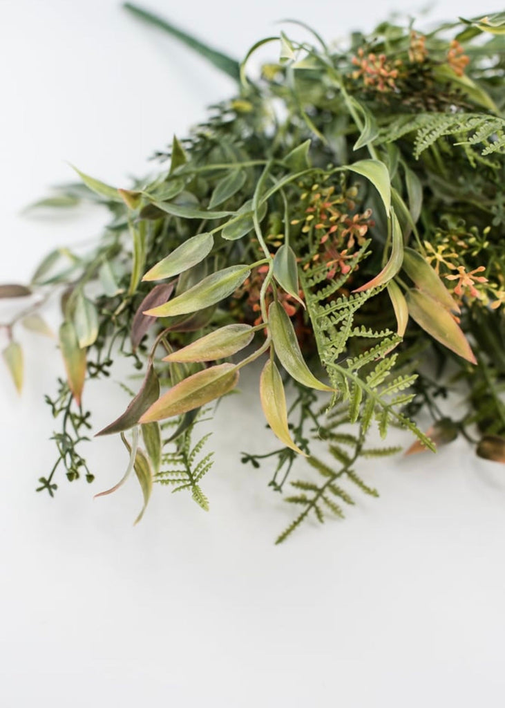 Everyone’s favorite Mixed greenery bush, pink coral - Greenery Market
