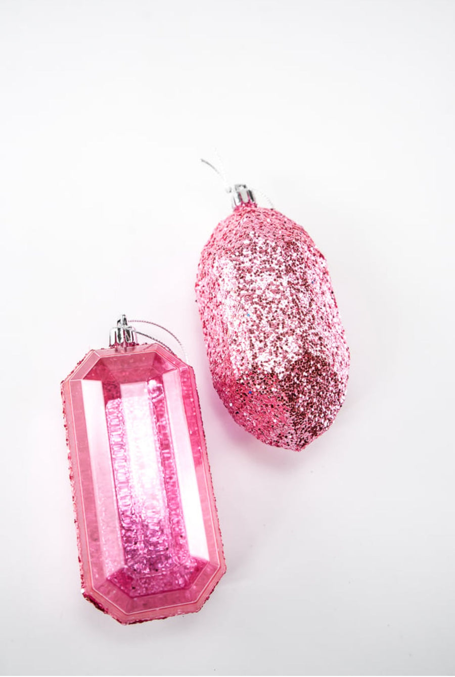 Gems ornaments - 2 assorted pink - Greenery Market