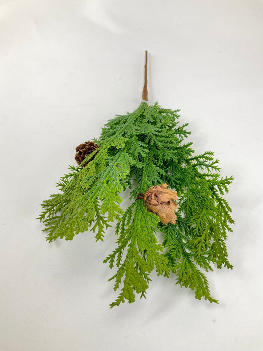 Green Cypress Pick - 11" - Greenery Market