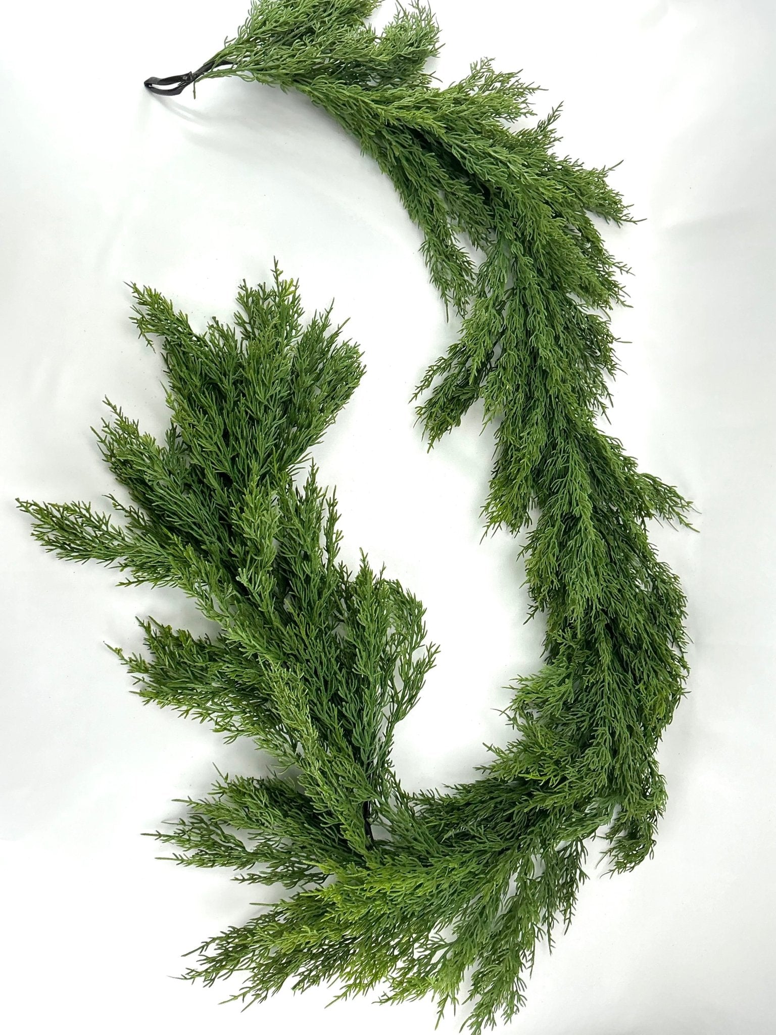 Green round cedar garland 6’ - Greenery Market
