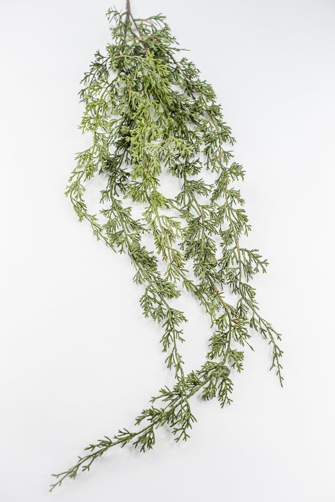 Green Soft Cedar Hanging - 56" - Greenery Market