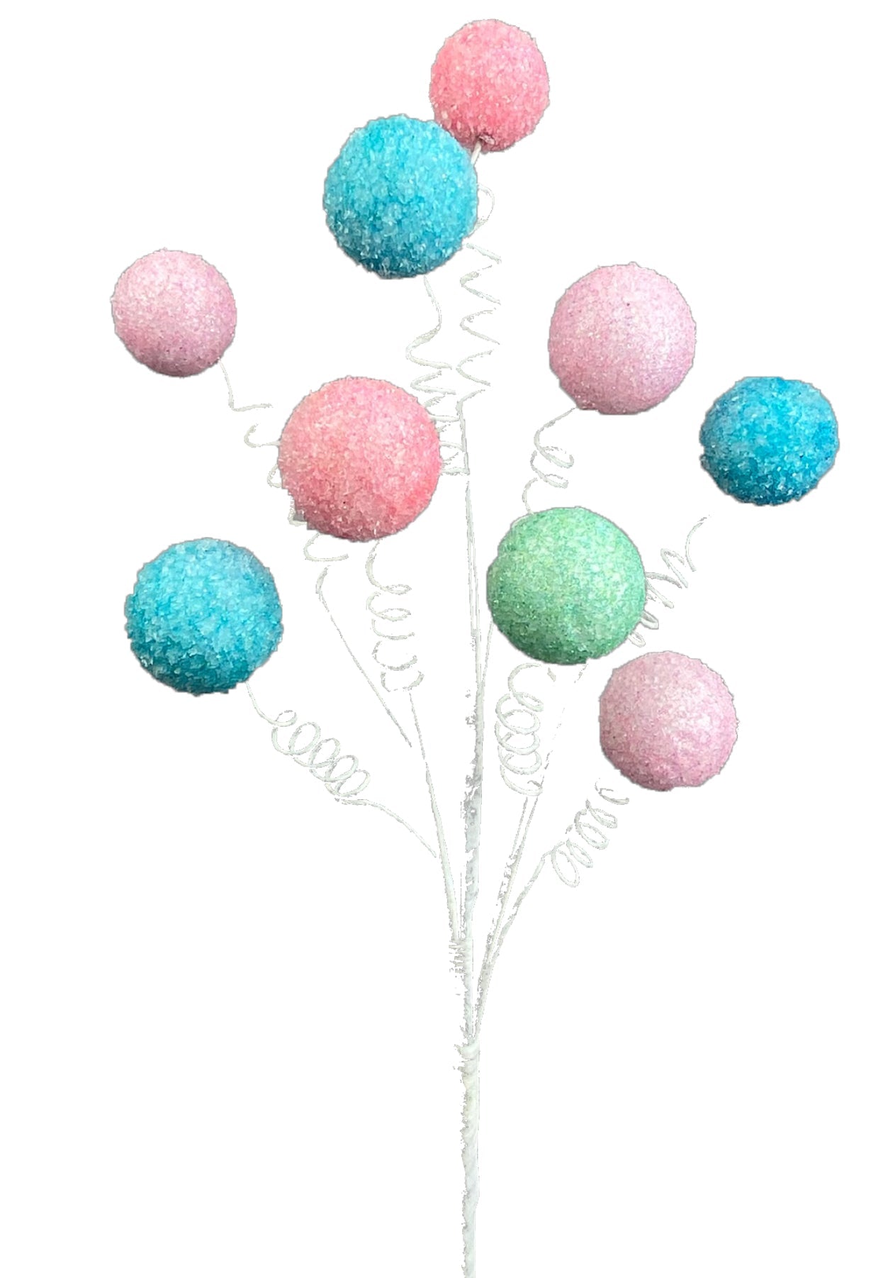 Mint, blue, and pink gum ball spray - Greenery Market