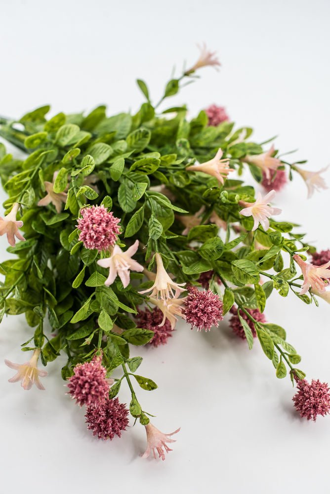Pink Thistle Filler Flower Bush - Greenery Market