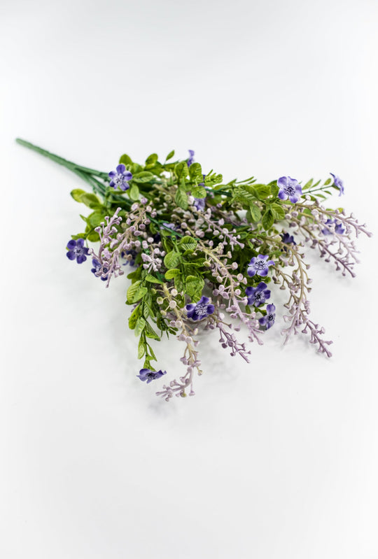 Purple filler flower and berries bush - Greenery Market