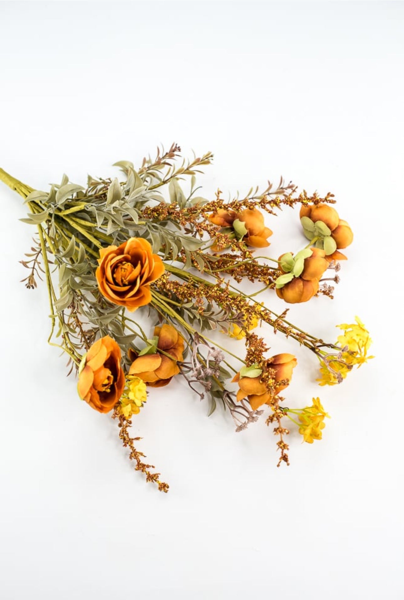 Ranunculus filler bush - orange and gold - Greenery Market