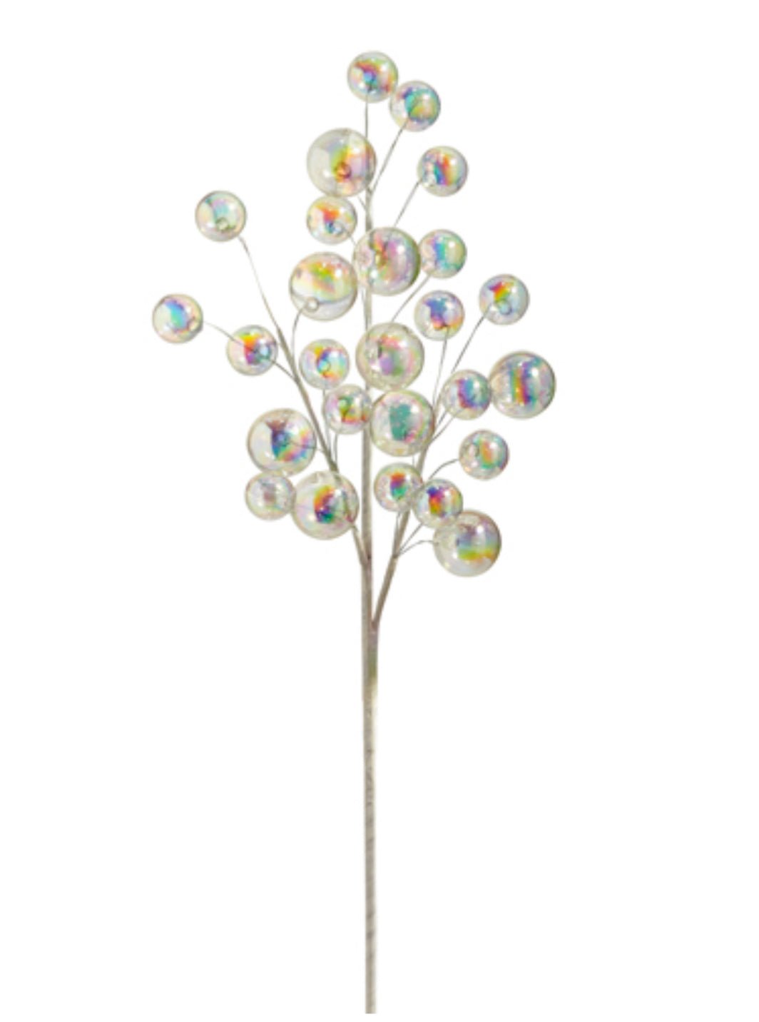 Raz iridescent ball spray - Greenery Market