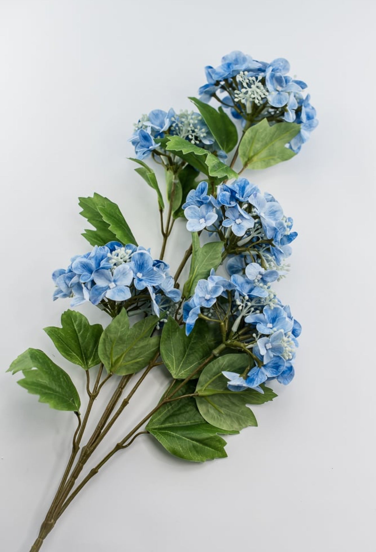 Snowball hydrangea spray - blue - Greenery Market