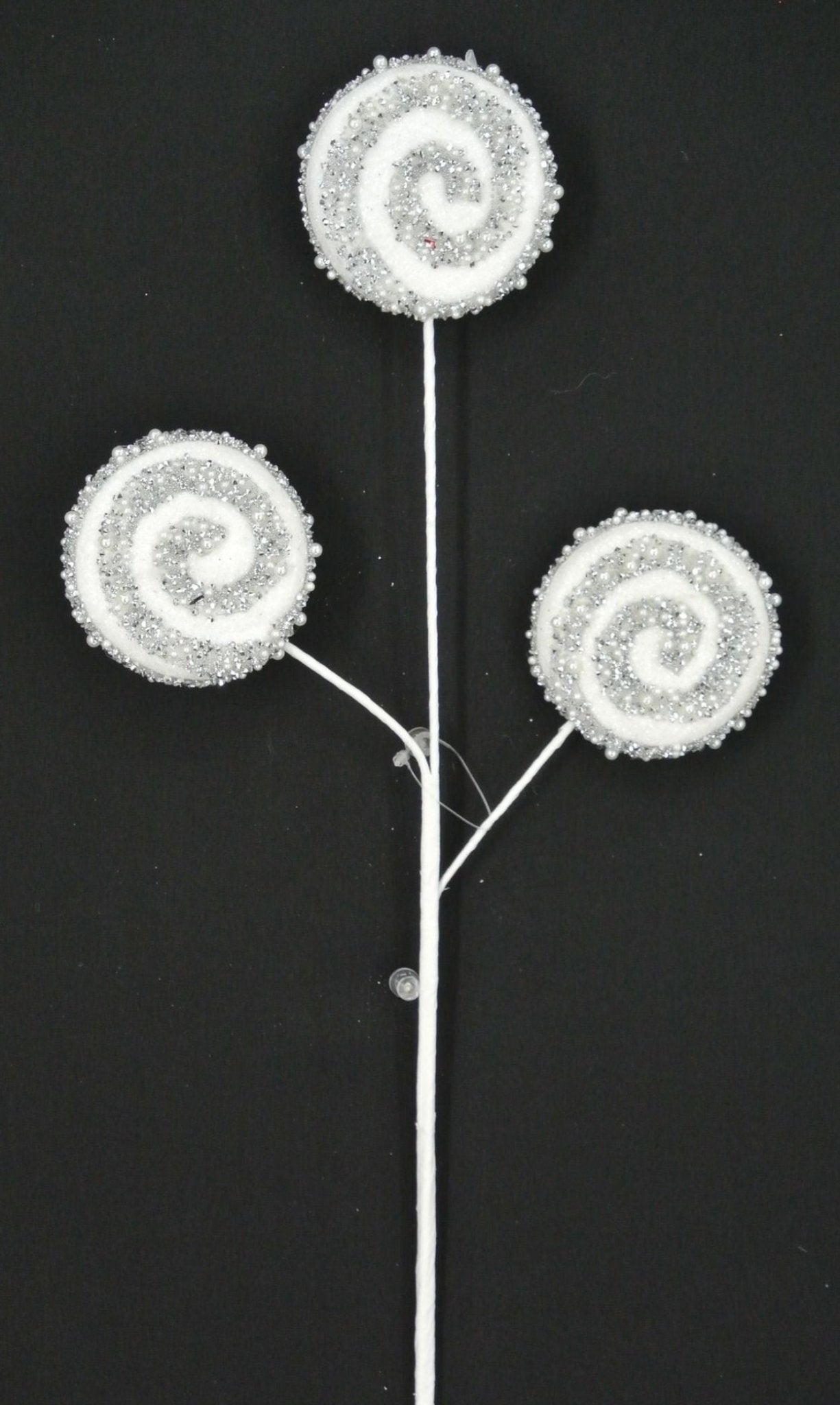 White shimmering peppermint candy spray - Greenery Market