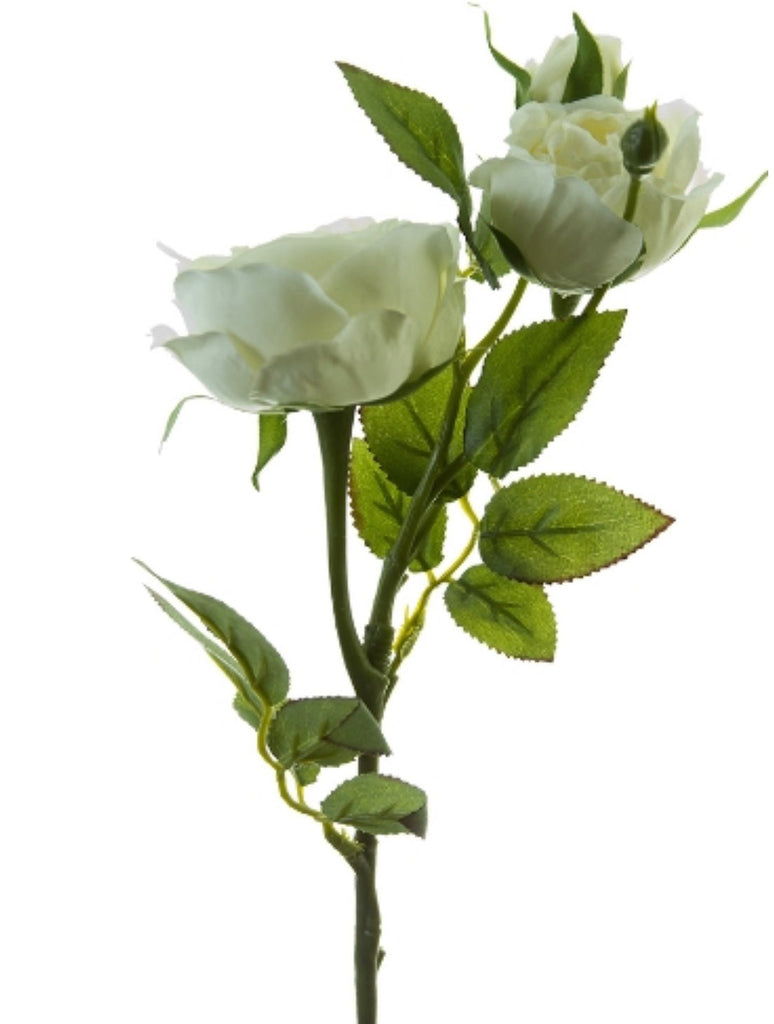 Artificial garden rose spray - Greenery Market