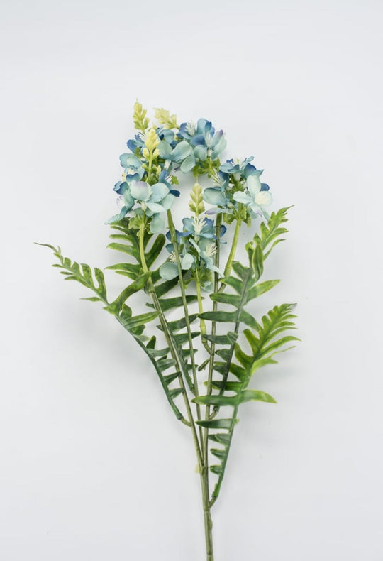 Artificial, sweet flower spray - blue - Greenery Market