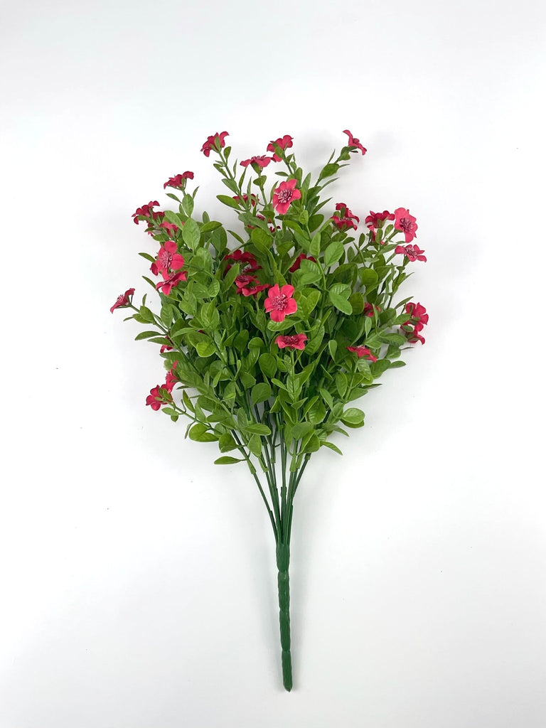 Beauty pink filler flower and greenery bush - Greenery Market