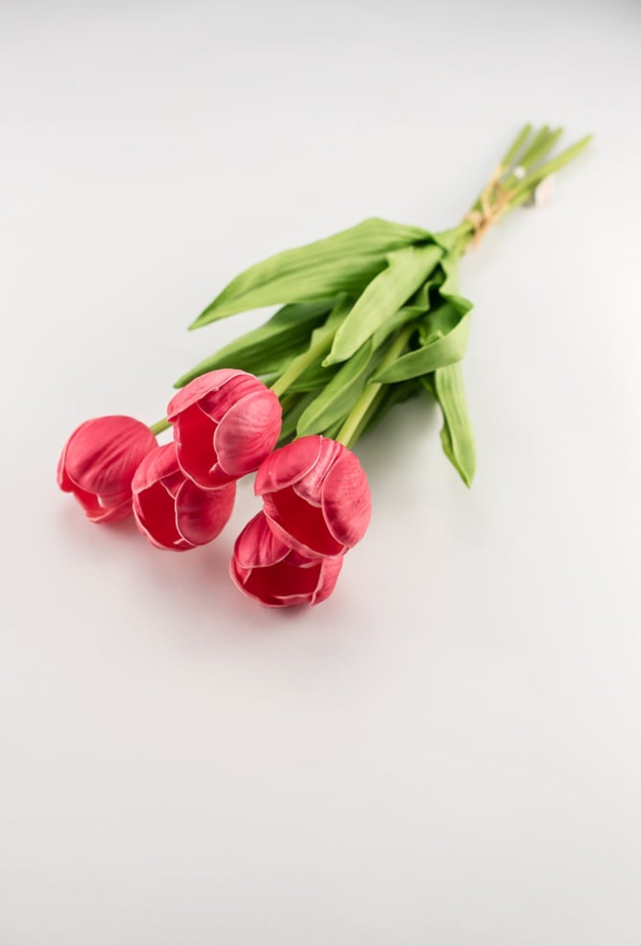 Hot pink, soft touch, life like tulip bundle - Greenery Market