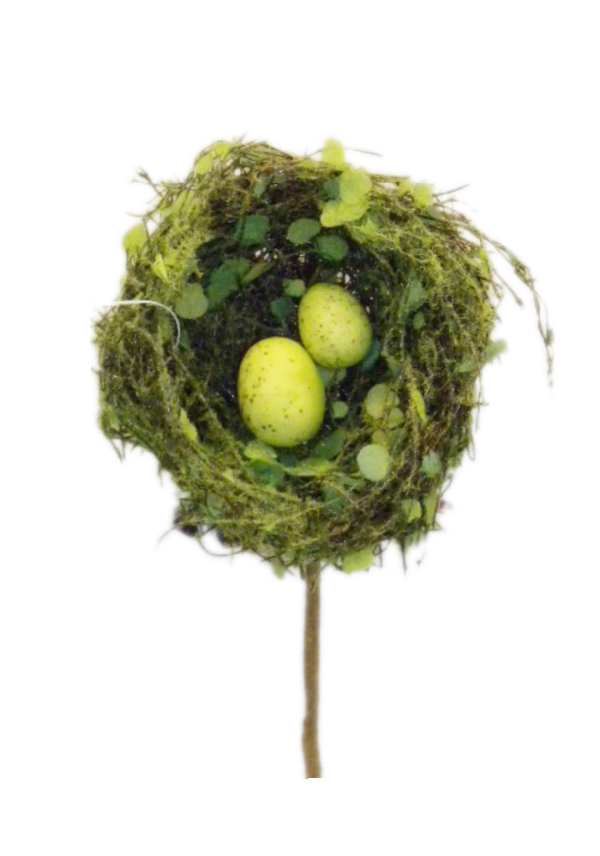 Moss Bird nest with eggs pick - Greenery Market